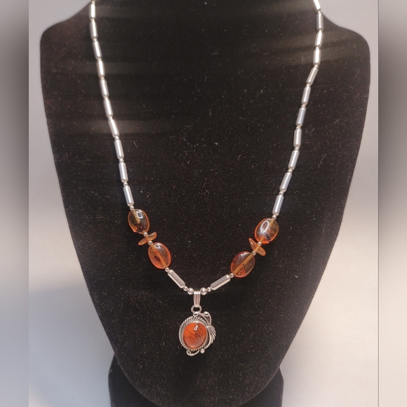 NS | Jewelry | Amber Pendant | Poshmark